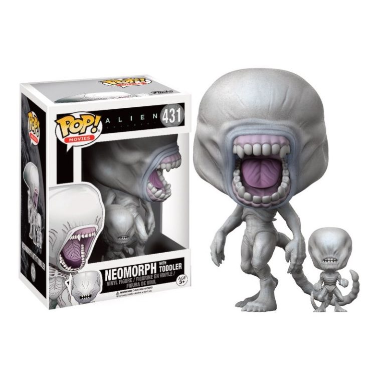 NEOMORPH WITH TODDLER FIGURINE ALIEN COVENANT FUNKO POP MOVIES 431 ...