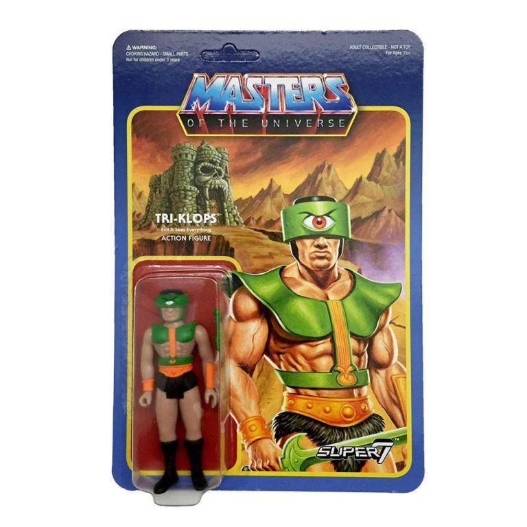 TRI-KLOPS FIGURINE MOTU WAVE 2 RE-ACTION SUPER7 10 CM - Kingdom Figurine