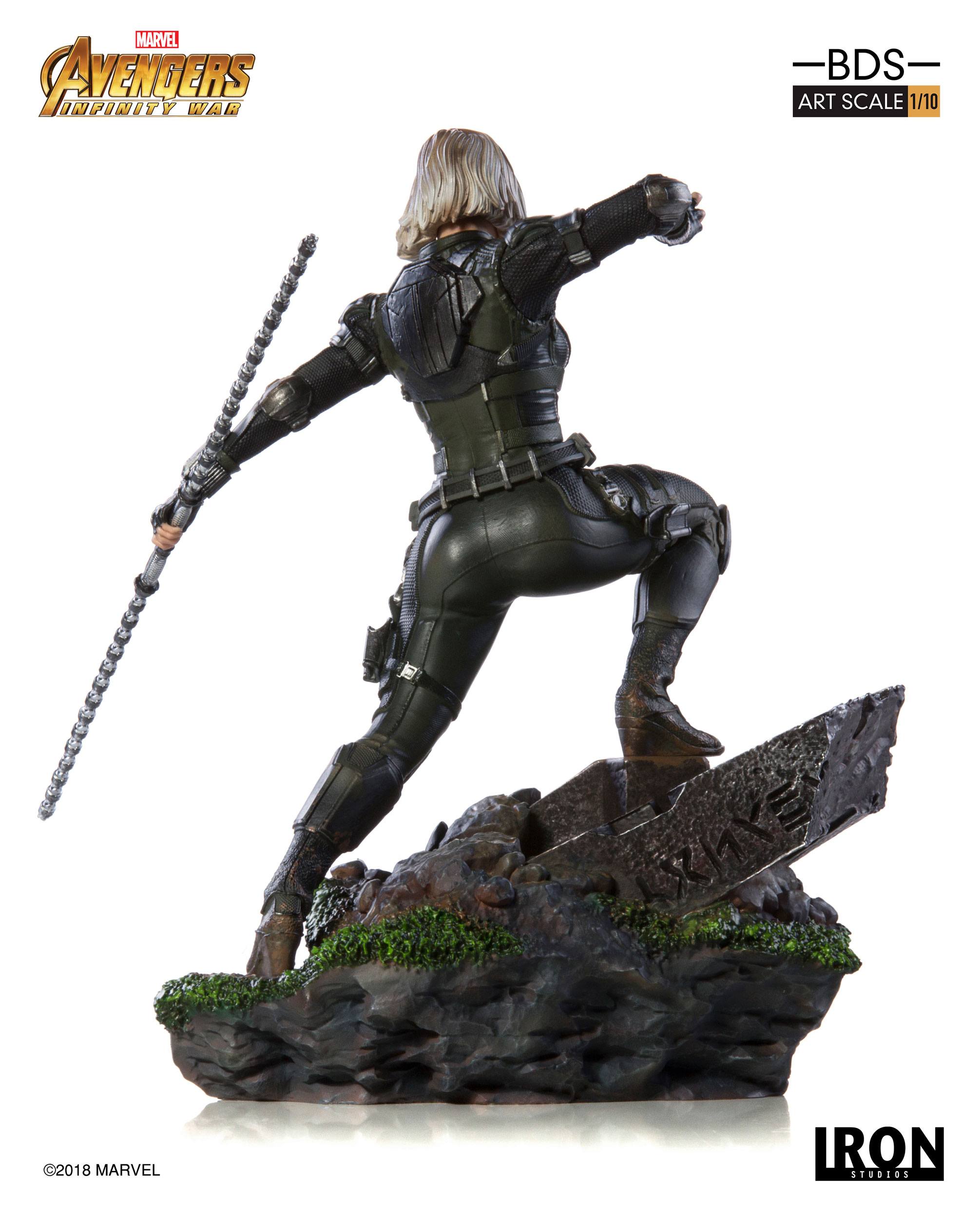BLACK WIDOW STATUE 1/10 AVENGERS INFINITY WAR BDS ART SCALE IRON ...