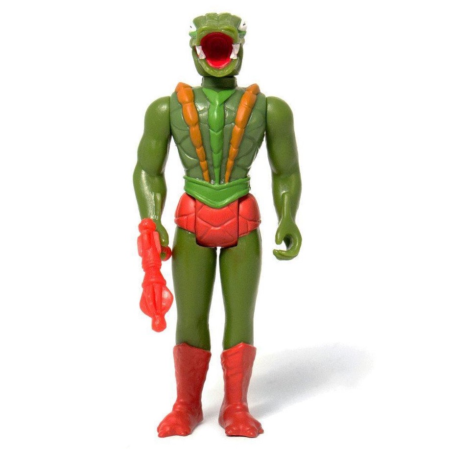 KOBRA KHAN FIGURINE MOTU WAVE 3 RE-ACTION SUPER7 10 CM - Kingdom Figurine
