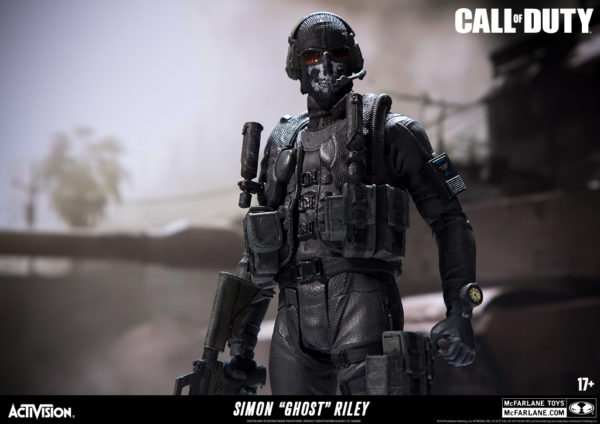 SIMON "GHOST" RILEY FIGURINE CALL OF DUTY McFARLANE TOYS 15 CM ...