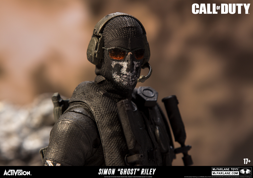 SIMON "GHOST" RILEY FIGURINE CALL OF DUTY McFARLANE TOYS 15 CM ...
