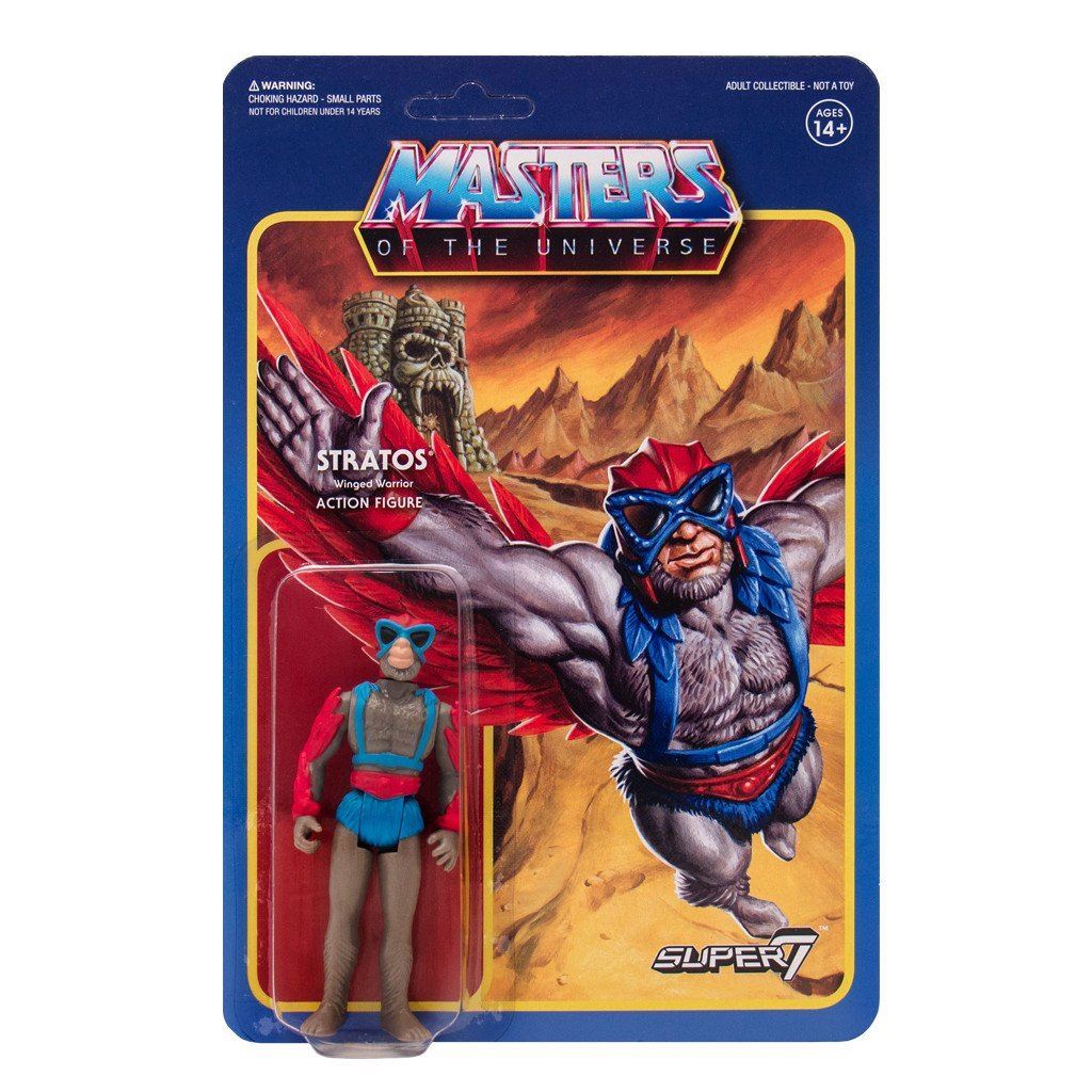 STRATOS FIGURINE MOTU WAVE 3 RE-ACTION SUPER7 10 CM - Kingdom Figurine