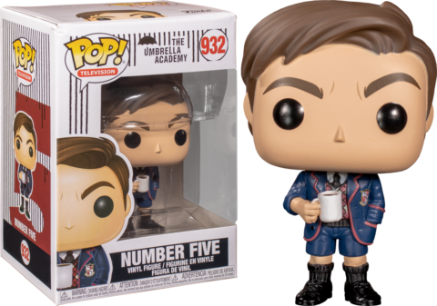 NUMBER FIVE FIGURINE THE UMBRELLA ACADEMY POP TV FUNKO 932 - Kingdom ...