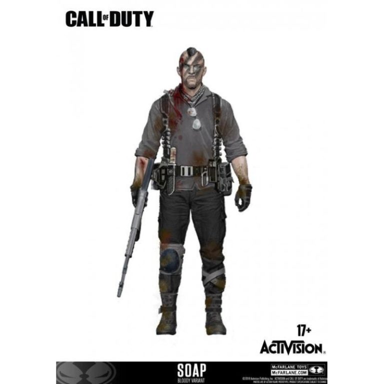 SPECIAL GHOST FIGURINE CALL OF DUTY MODERN WARFARE McFARLANE TOYS 15 CM ...